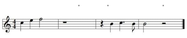 Grade 1: Single dotted notes & rests - Music Theory Online