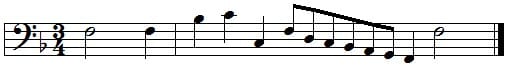 Grade 1: Adding missing bar lines - Music Theory Online