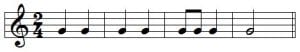 Grade 1: Simple time signatures - Music Theory Online